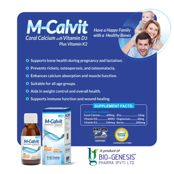 M Calvit Syrup – Biogenesis Pharma